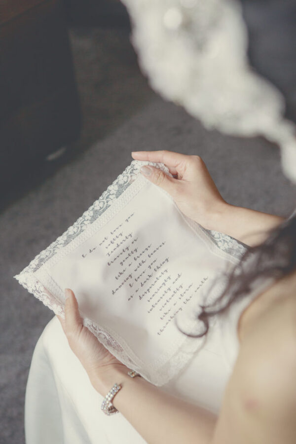 Personalised wedding dress labels | Extra Special Touch