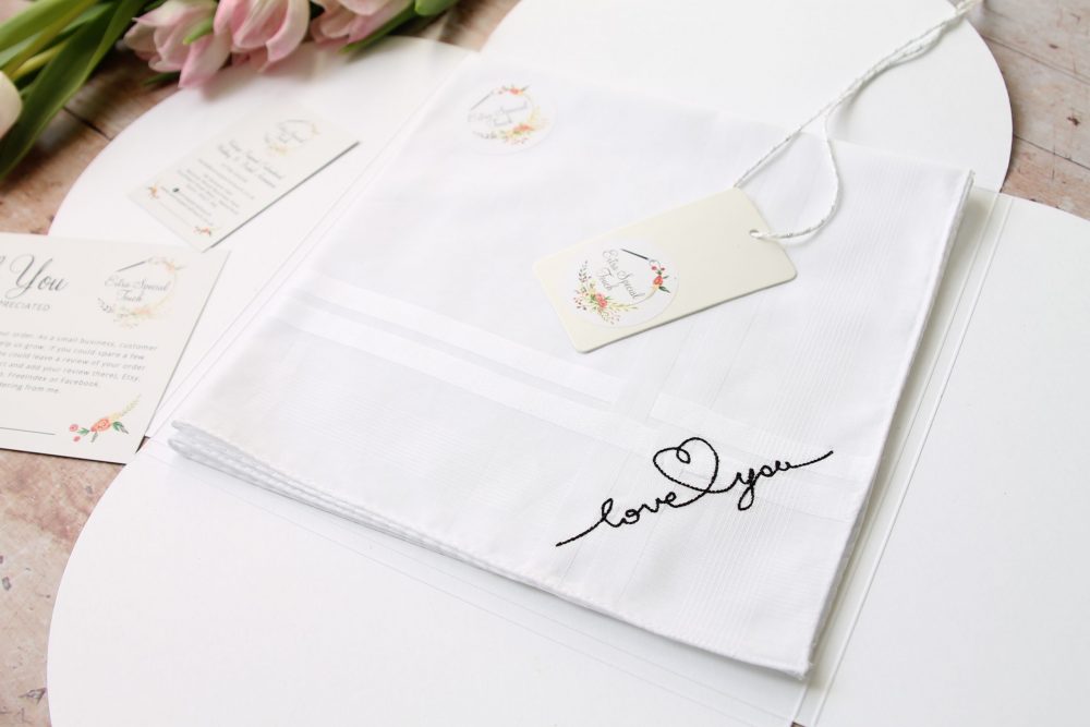 Love you handkerchief Groom gift | Extra Special Touch