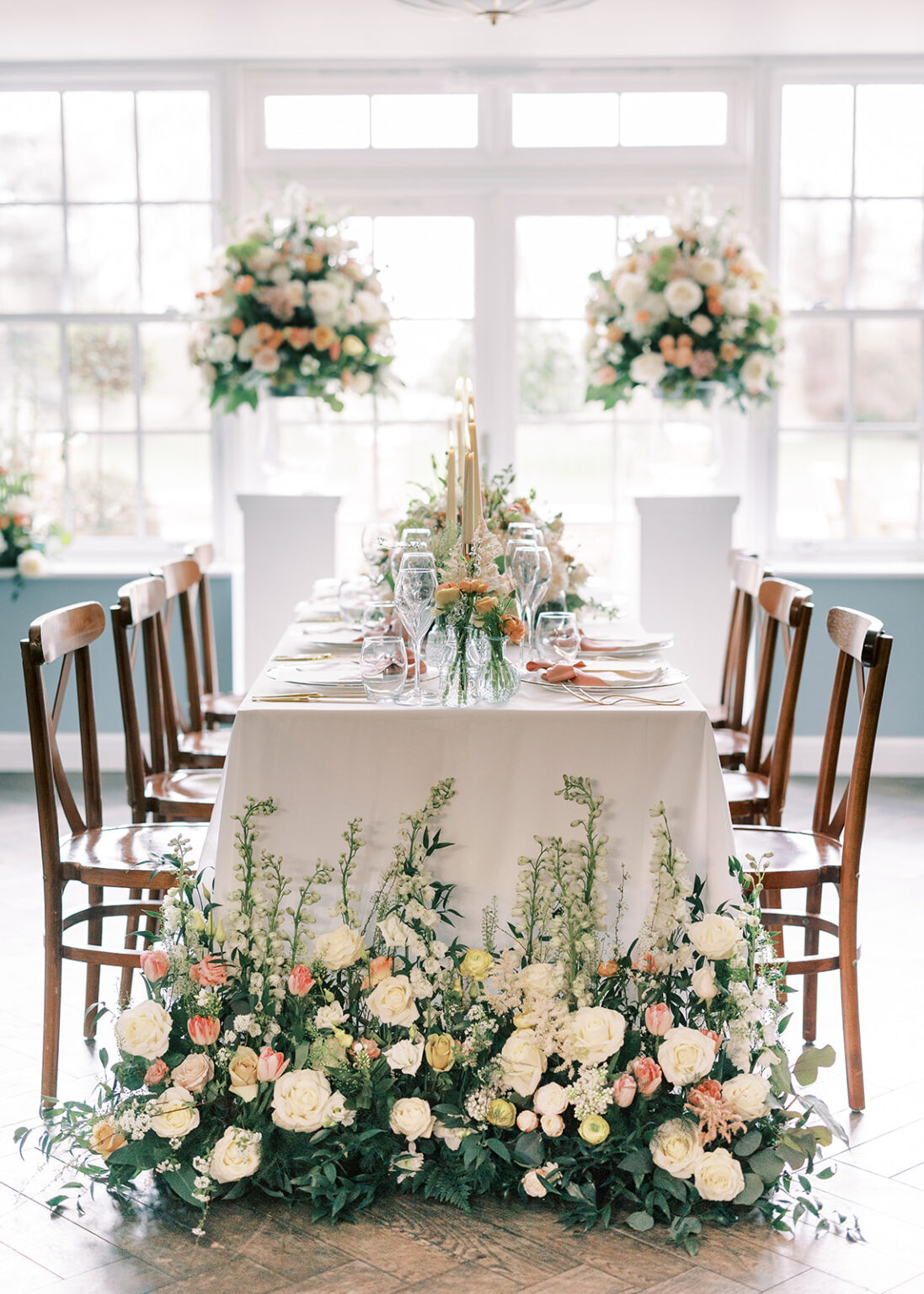 Luxury Personalised Wedding Tables At Worlington Hall