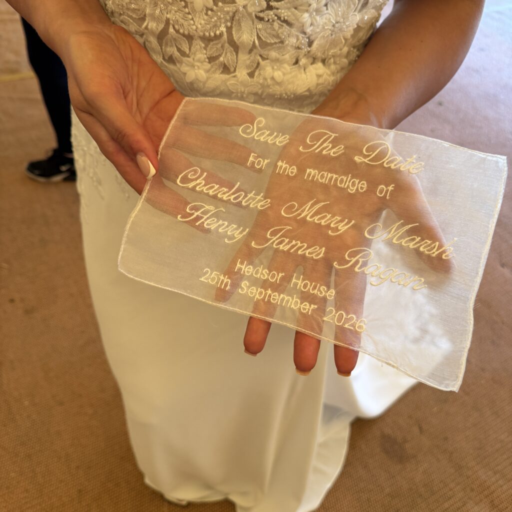 Personalised wedding dress labels | Extra Special Touch